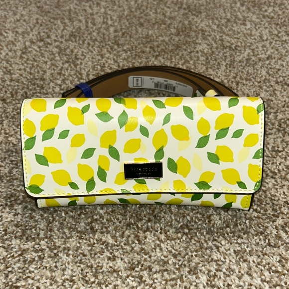 kate spade | Bags | Kate Spade Lxl Nwt Lemon Lime Leather Belt Bag Size ...